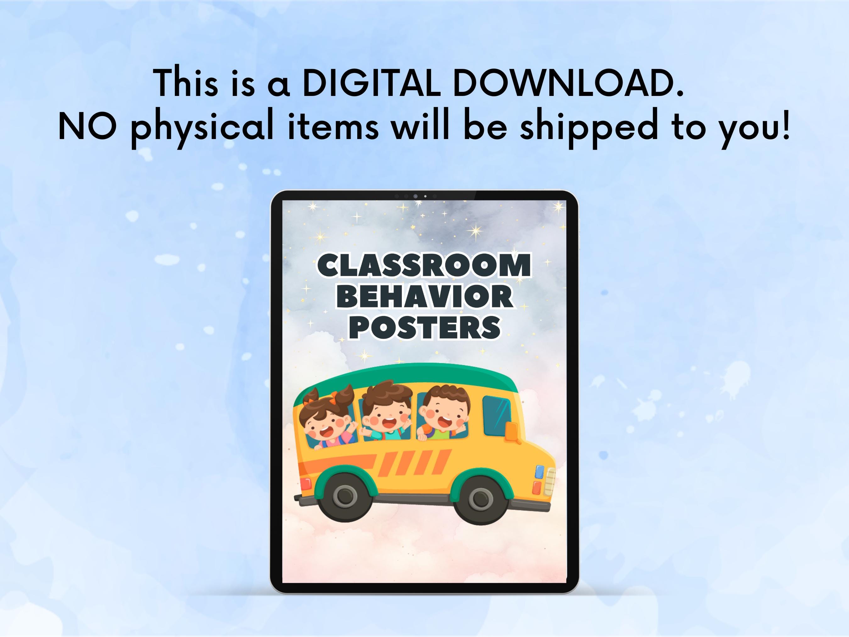 Classroom Behavior Posters | Classroom Rules | Daycare Expectations ...