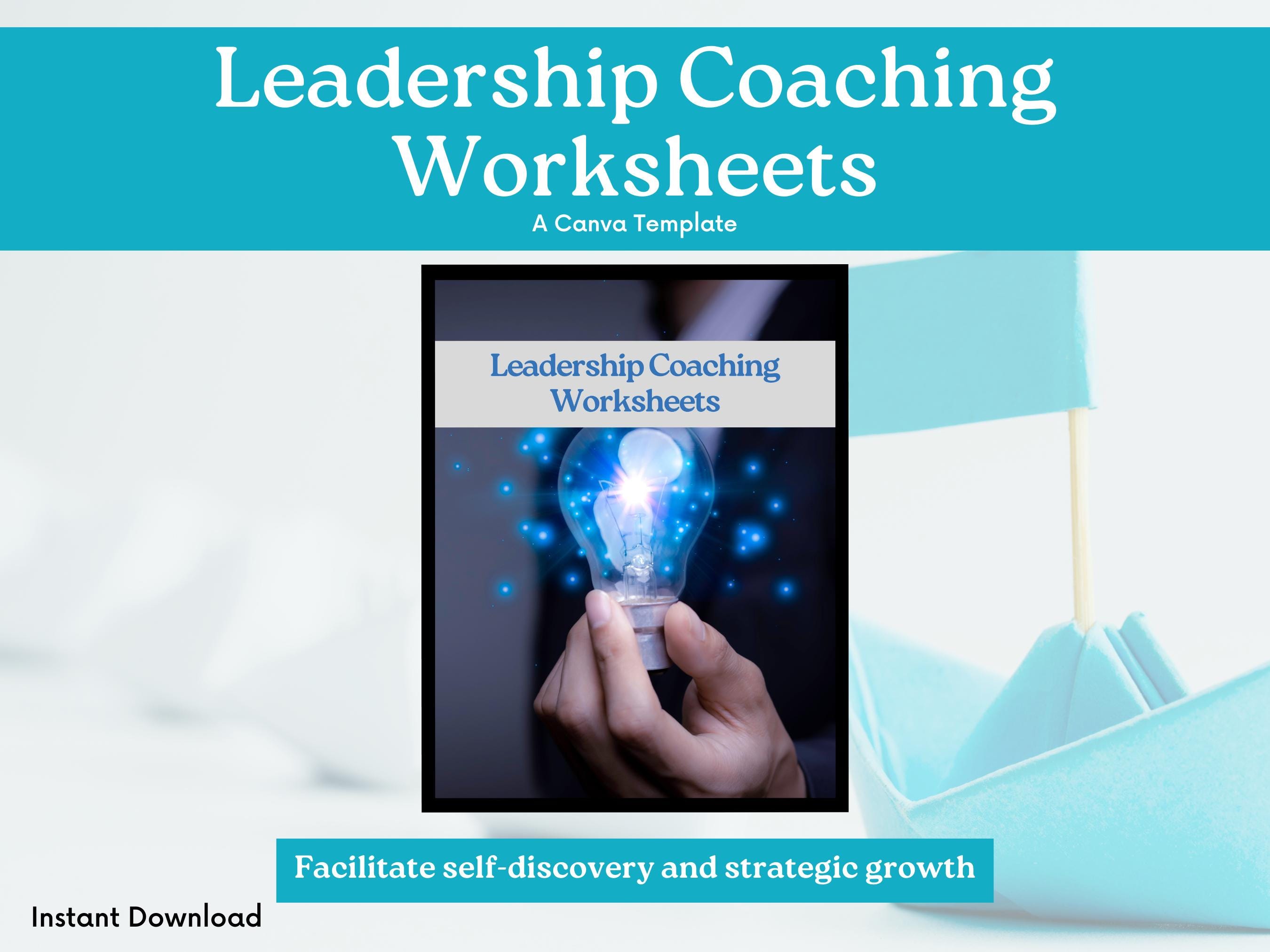 Leadership Coaching Template | Coaching Tools | Business Worksheets ...