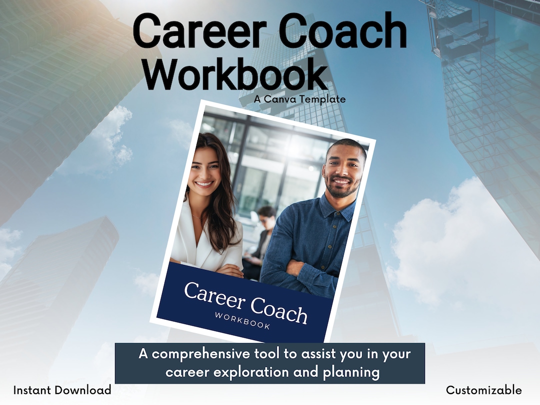 Career Coach Workbook | Career Development | Career Coaching Worksheet ...