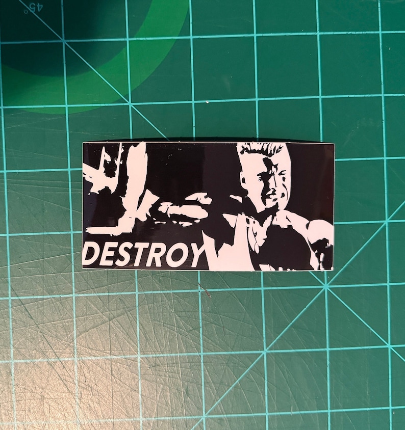 2 Rocky Movie Stickers | Ivan Drago DESTROY Rocky 4 | Boxing Sticker ...