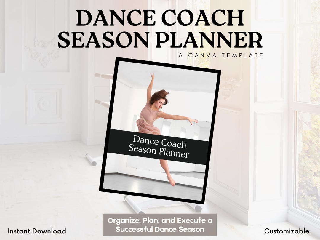Dance Coach Planner | Dance Teachers and Instructors | Choreography ...
