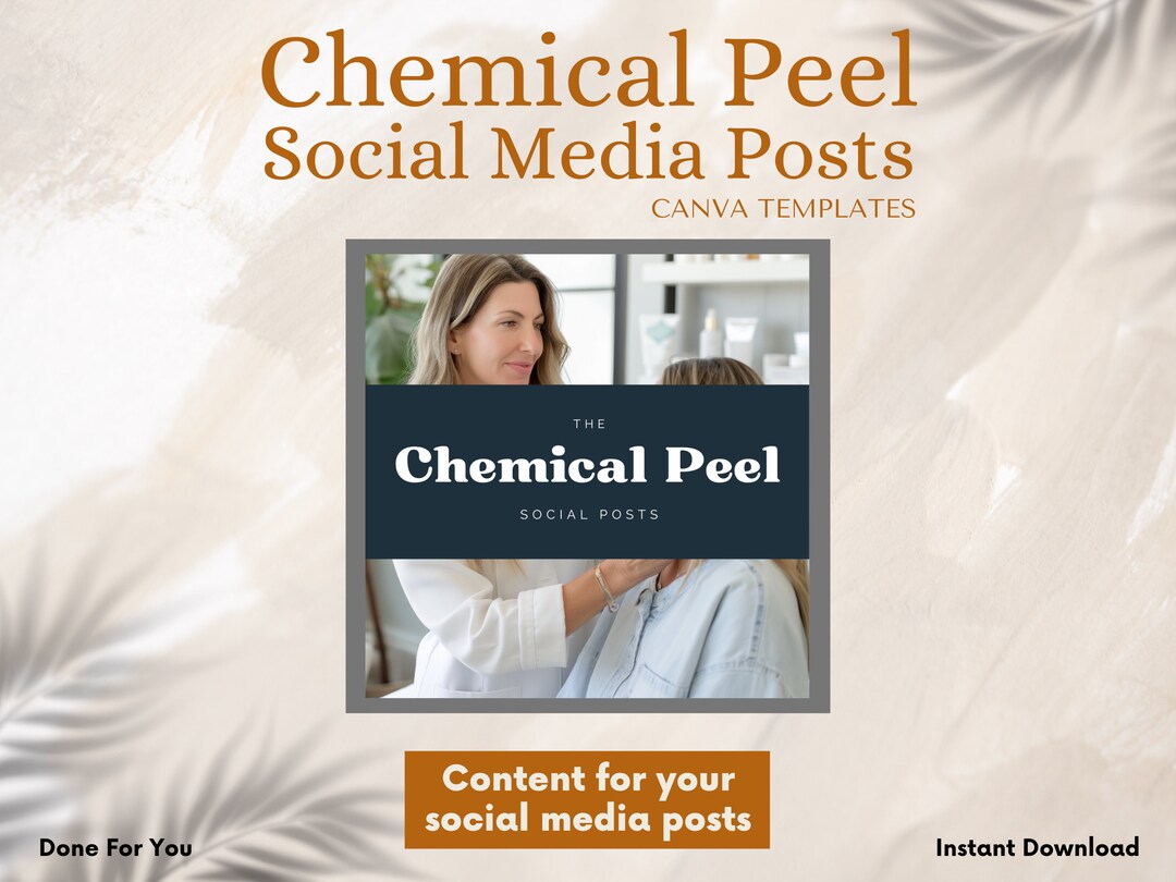 Chemical Peel Instagram Templates | Skincare IG Posts and Stories ...