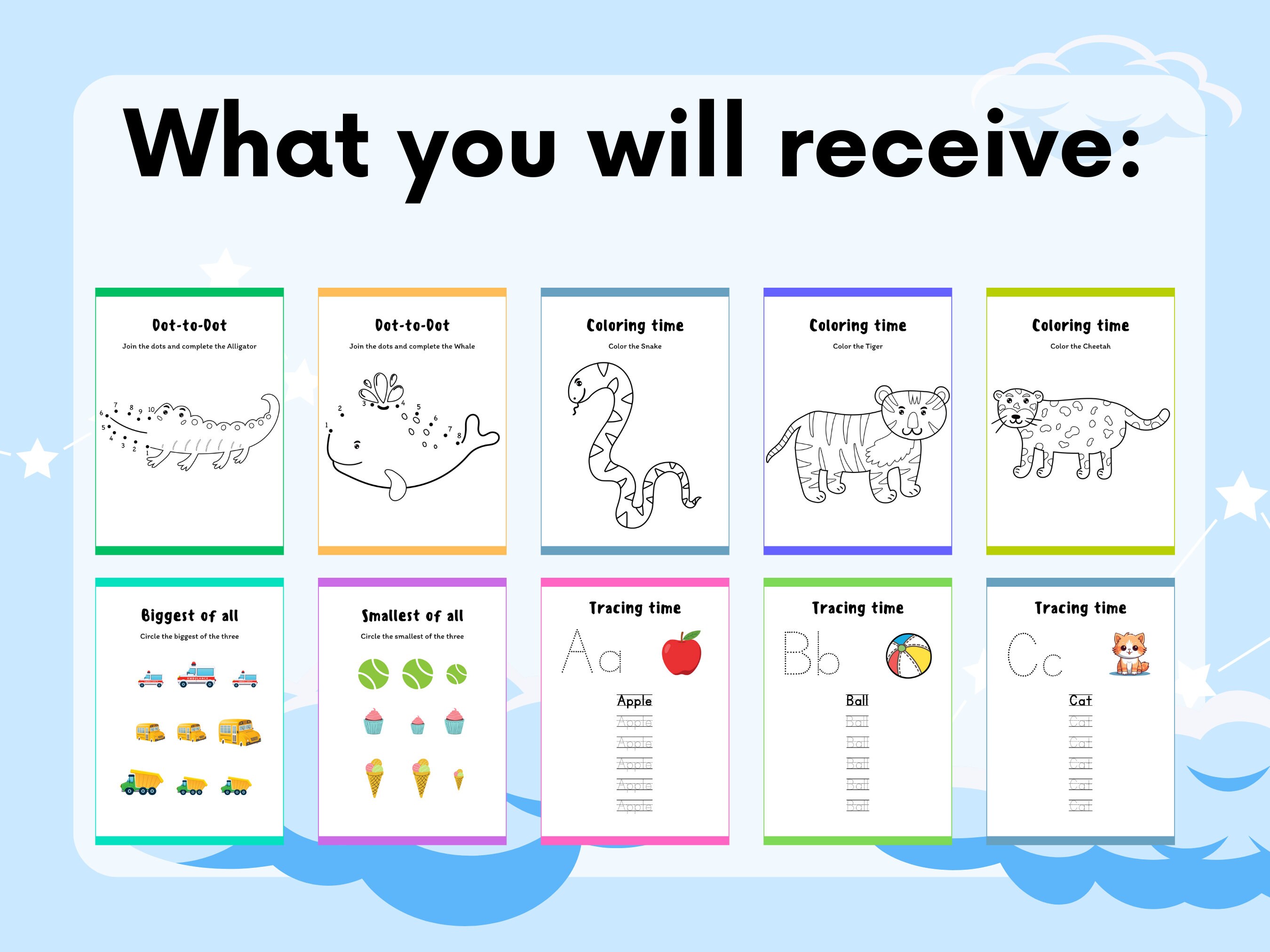 Children's Activity Book | Canva Template | Printable | Editable ...
