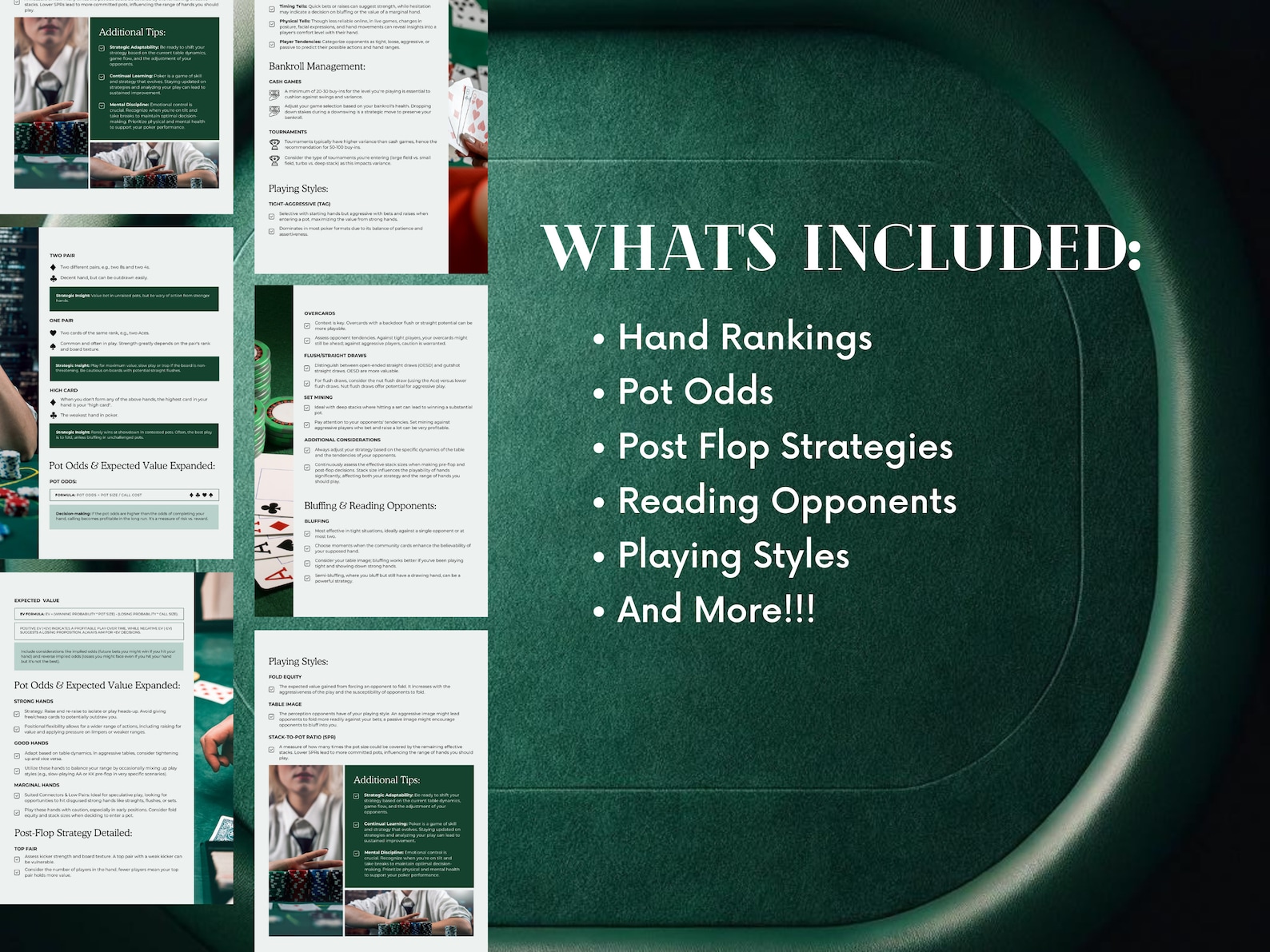 Poker Cheat Sheet | Poker Strategy & Reference Guide | Texas Hold Em ...