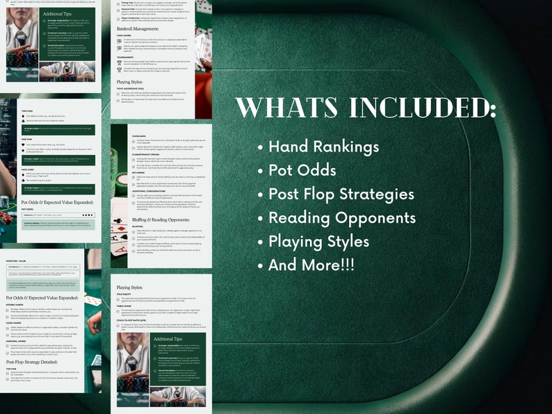 Poker Cheat Sheet | Poker Strategy & Reference Guide | Texas Hold Em ...