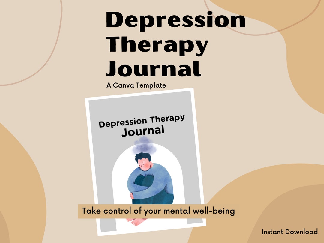 Depression Therapy Journal | Self Care Planner | Mental Health ...