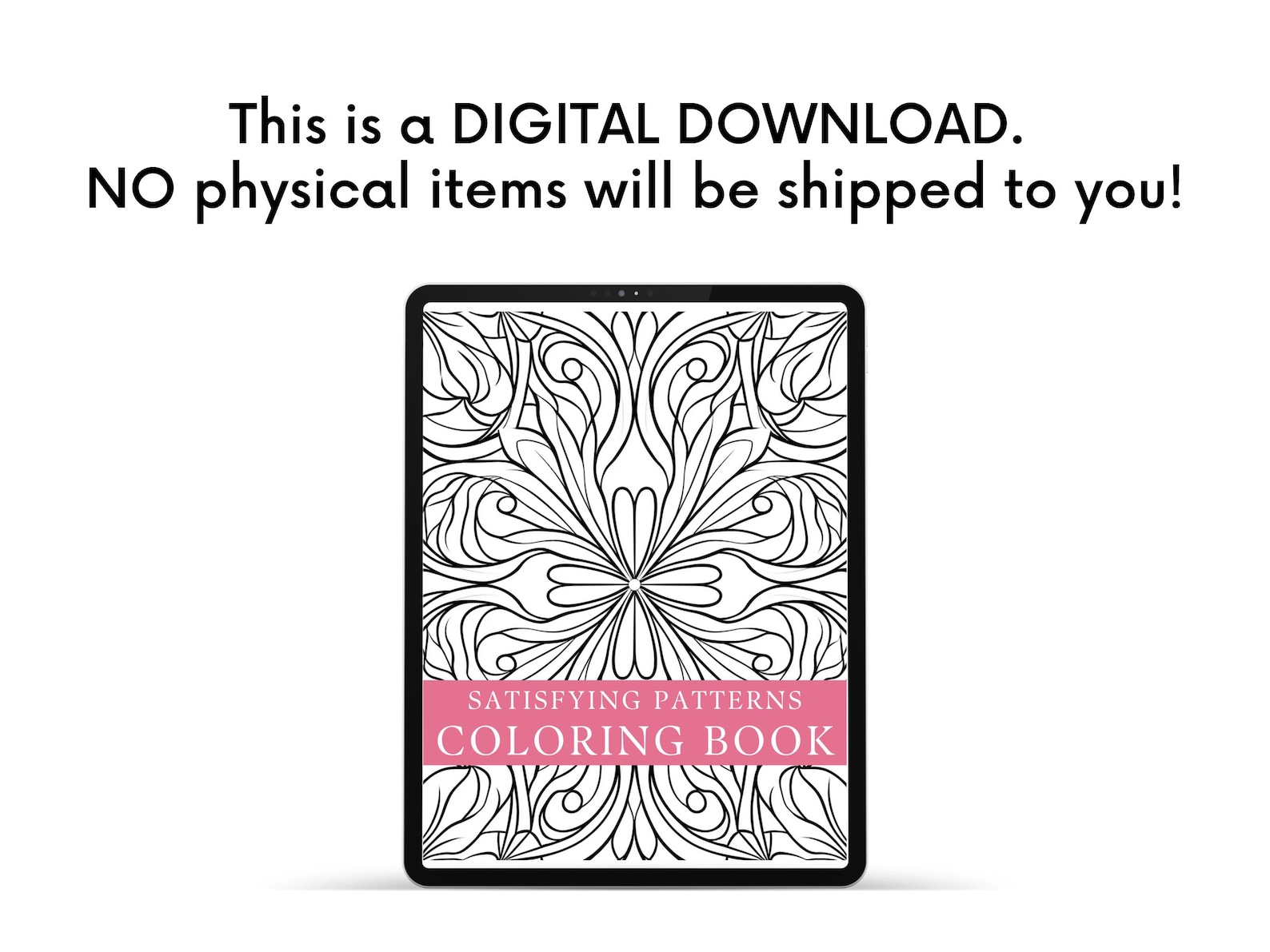 Satisfying Patterns Coloring Book | Relaxing Patterns Coloring Pages ...
