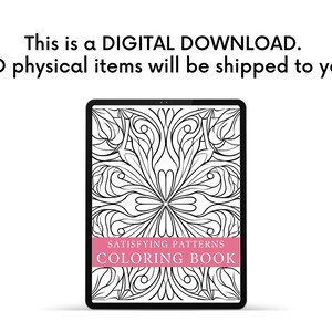 Satisfying Patterns Coloring Book | Relaxing Patterns Coloring Pages ...