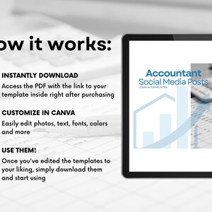 Accountant Instagram Posts Template | Bookkeepers Social Media | CPA ...