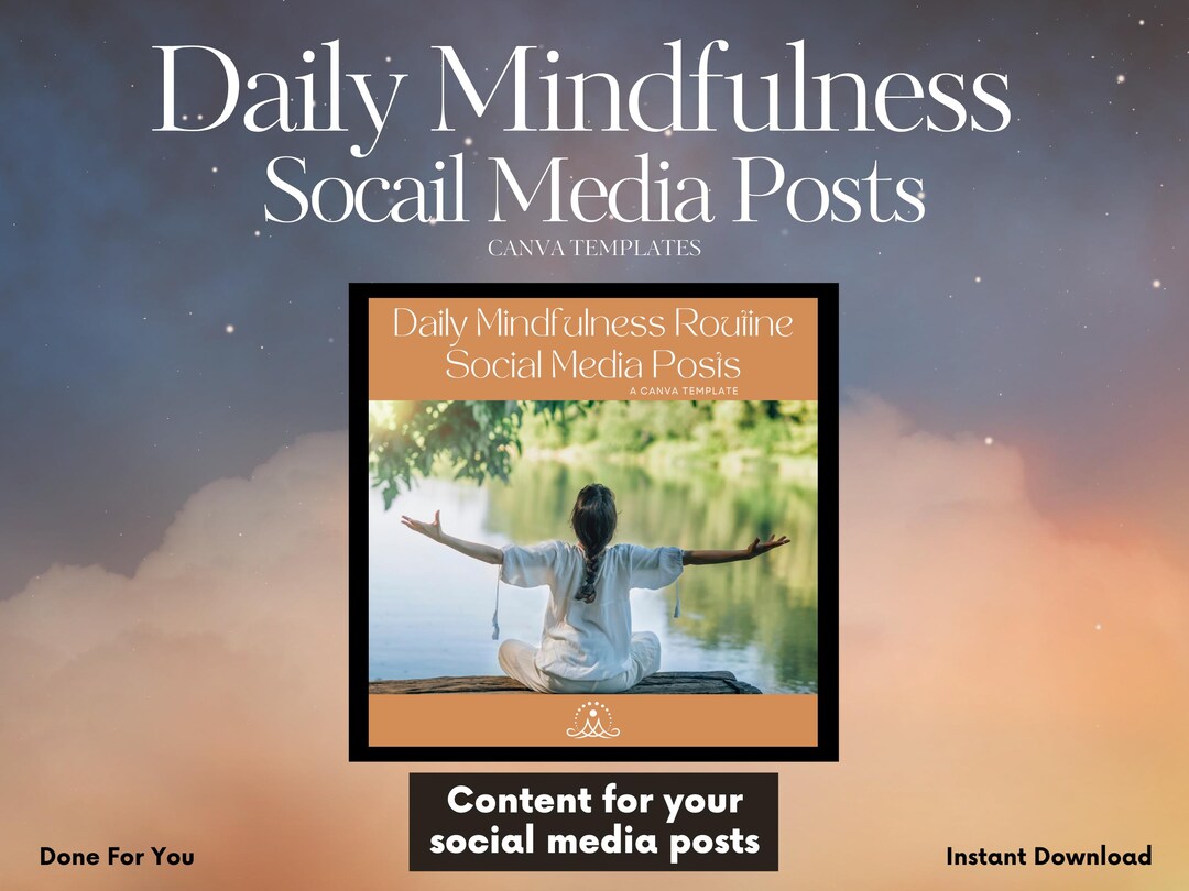 Daily Mindfulness Social Media Posts Instagram | Holistic Spiritual ...