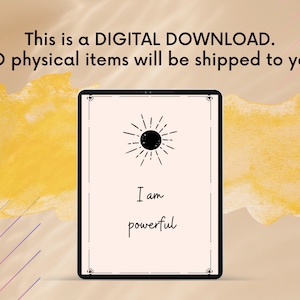 Affirmation Cards | Self Love | Printable | Encouragement | Template ...