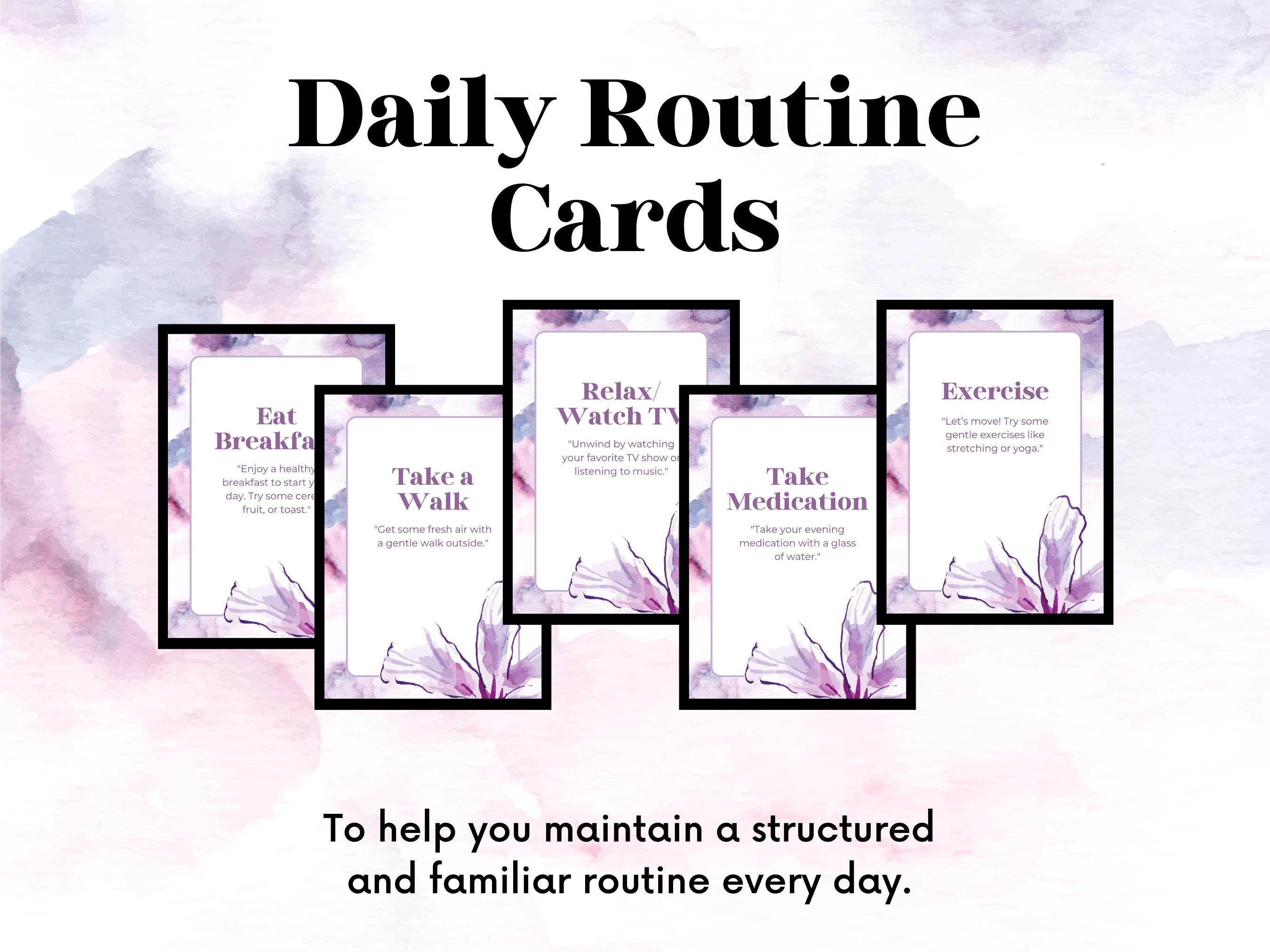 Daily Routine Cards | Printable Daily Tasks | Print and Cut | Done for ...