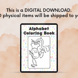 ABC Easy Coloring Pages for Kids | Preschoolers Coloring Book ...