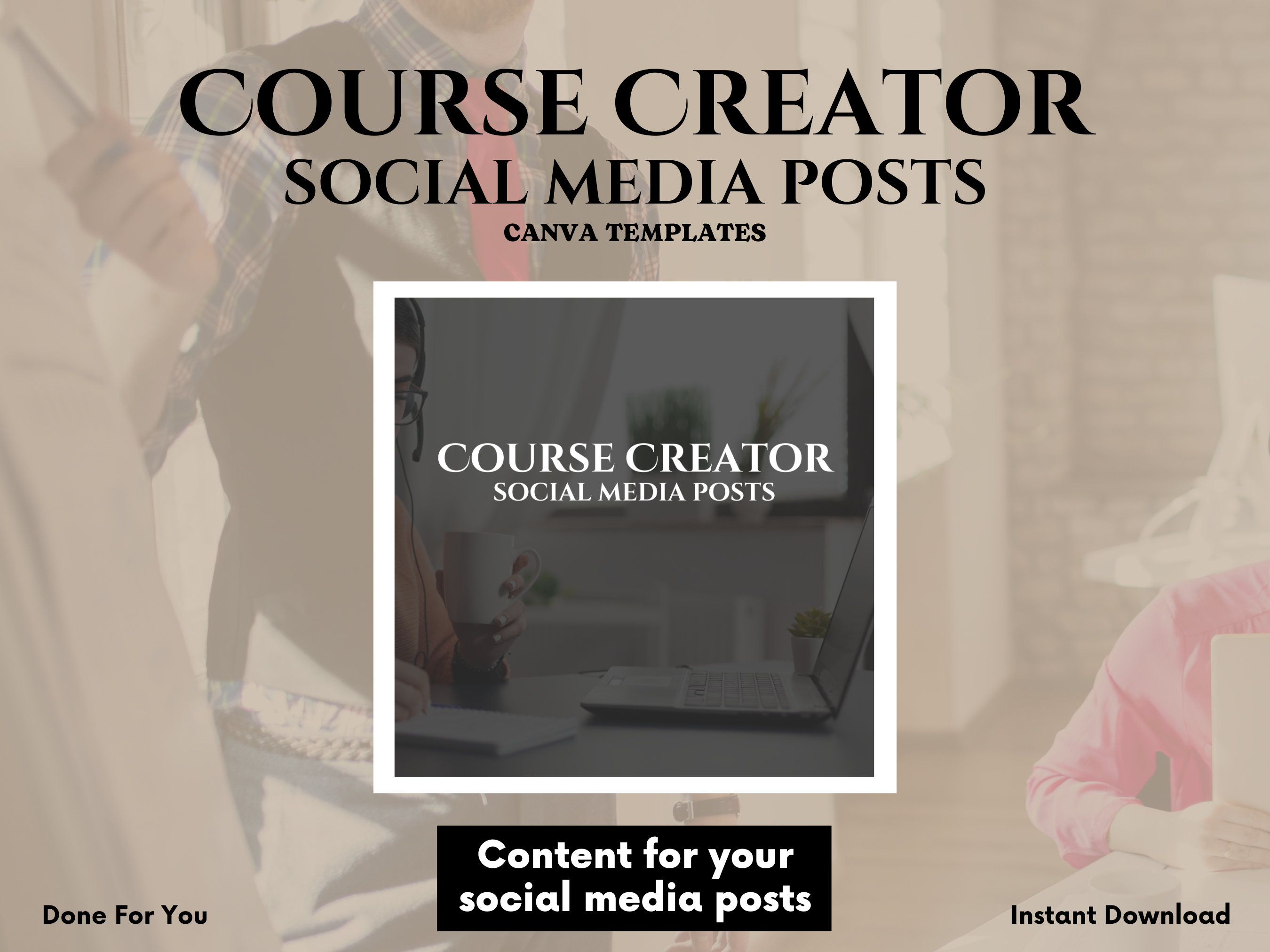 Course Creator Social Media Posts | Online Business Marketing Tools ...