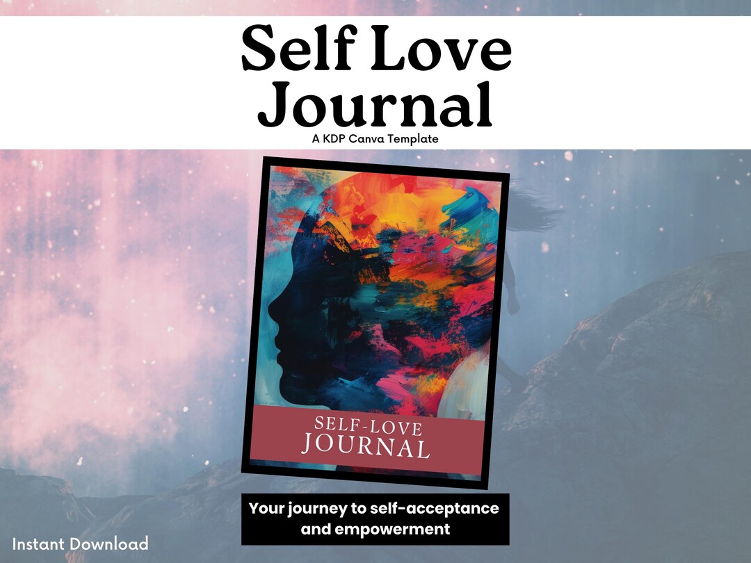 Self Love Journal | Minimalist Self Care Workbook | KDP Interior ...
