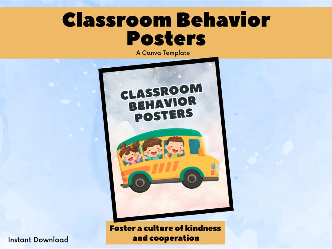 Classroom Behavior Posters | Classroom Rules | Daycare Expectations ...