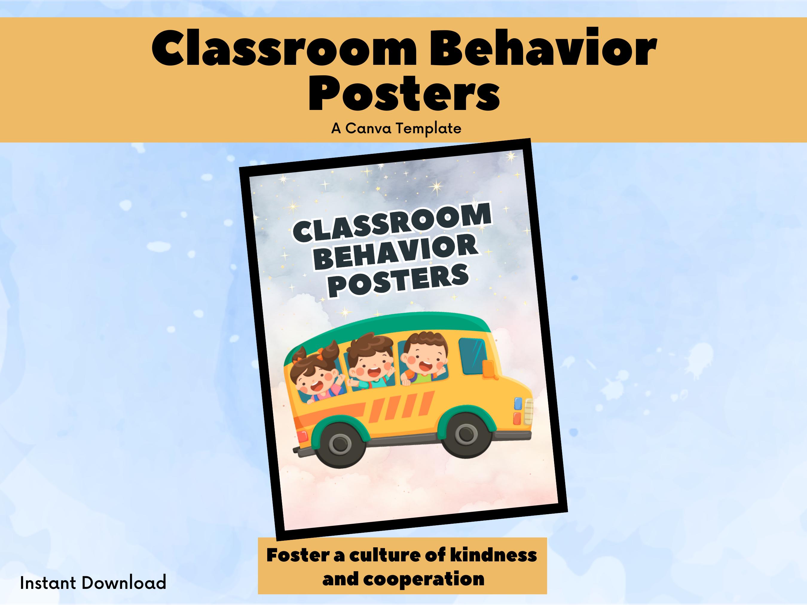 Classroom Behavior Posters | Classroom Rules | Daycare Expectations ...