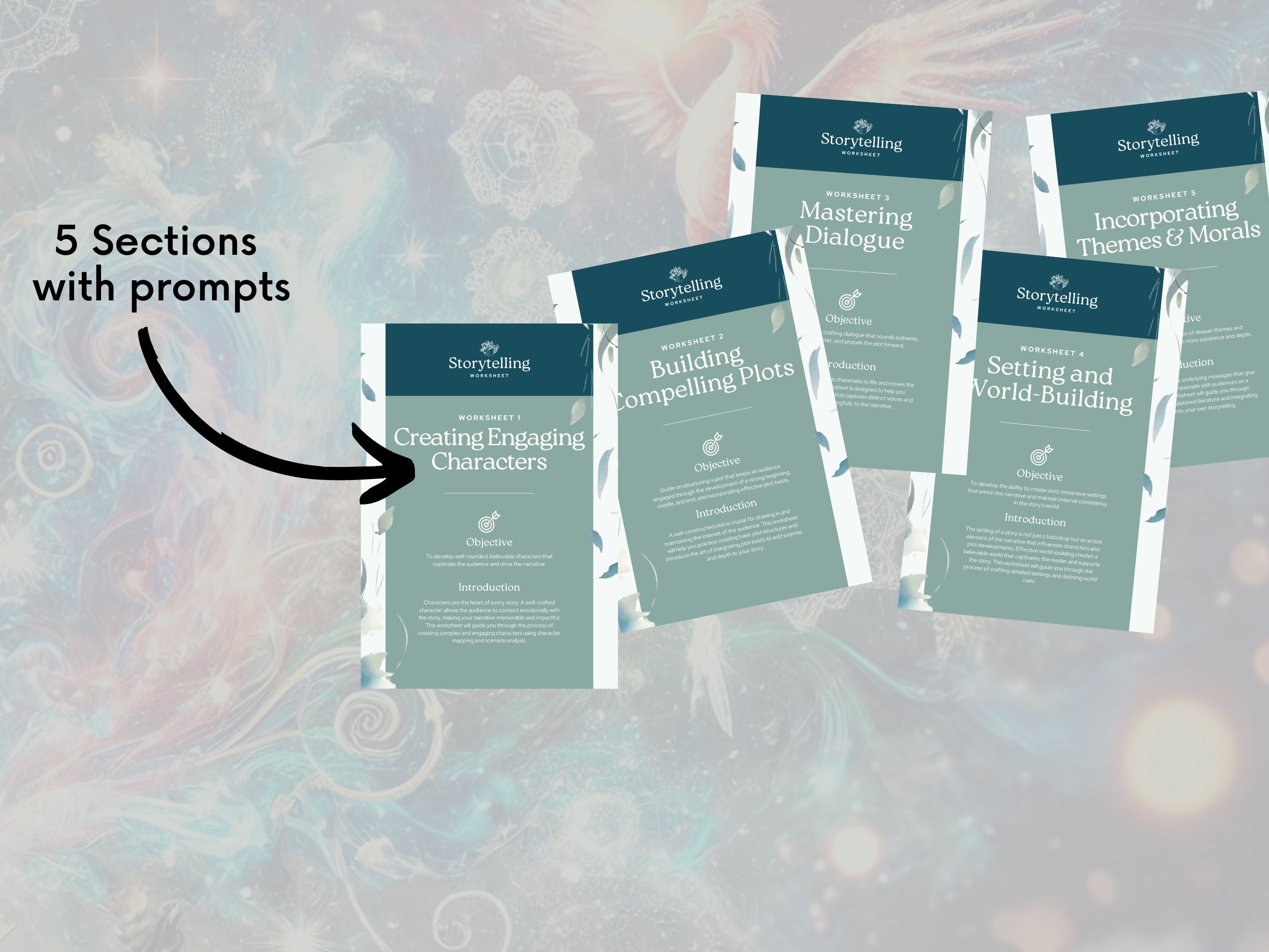 Writing Worksheets for Authors | Printable Worksheet Prompts ...