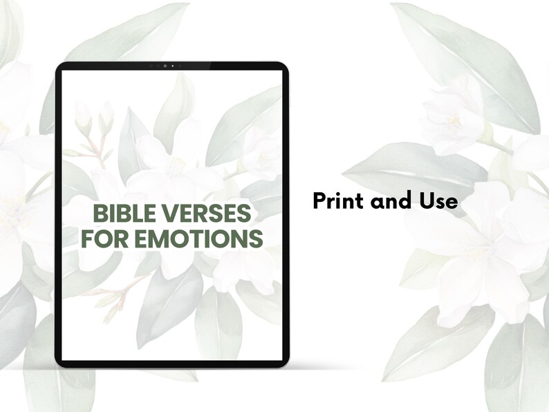 Bible Verses for Emotions | Printable Verse Cards | Print and Cut ...