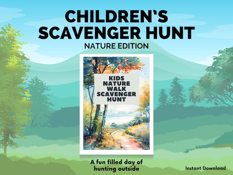 Scavenger Hunt for Children | Fun Outdoor Hunt | Activities for Kids ...
