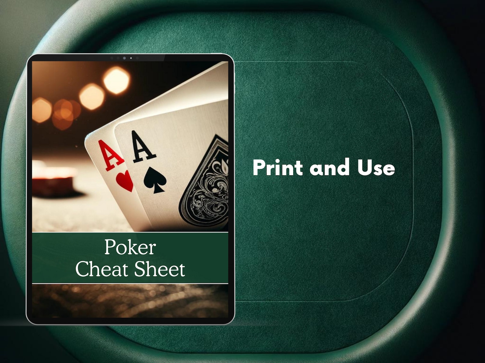 Poker Cheat Sheet | Poker Strategy & Reference Guide | Texas Hold Em ...