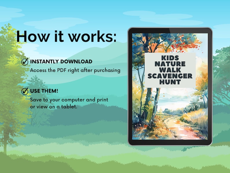 Scavenger Hunt for Children | Fun Outdoor Hunt | Activities for Kids ...