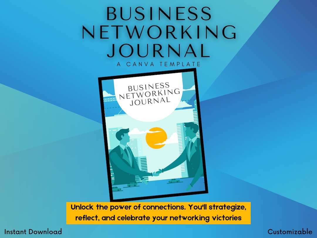 Business Networking Journal | Printable Journal Prompts | Networking ...