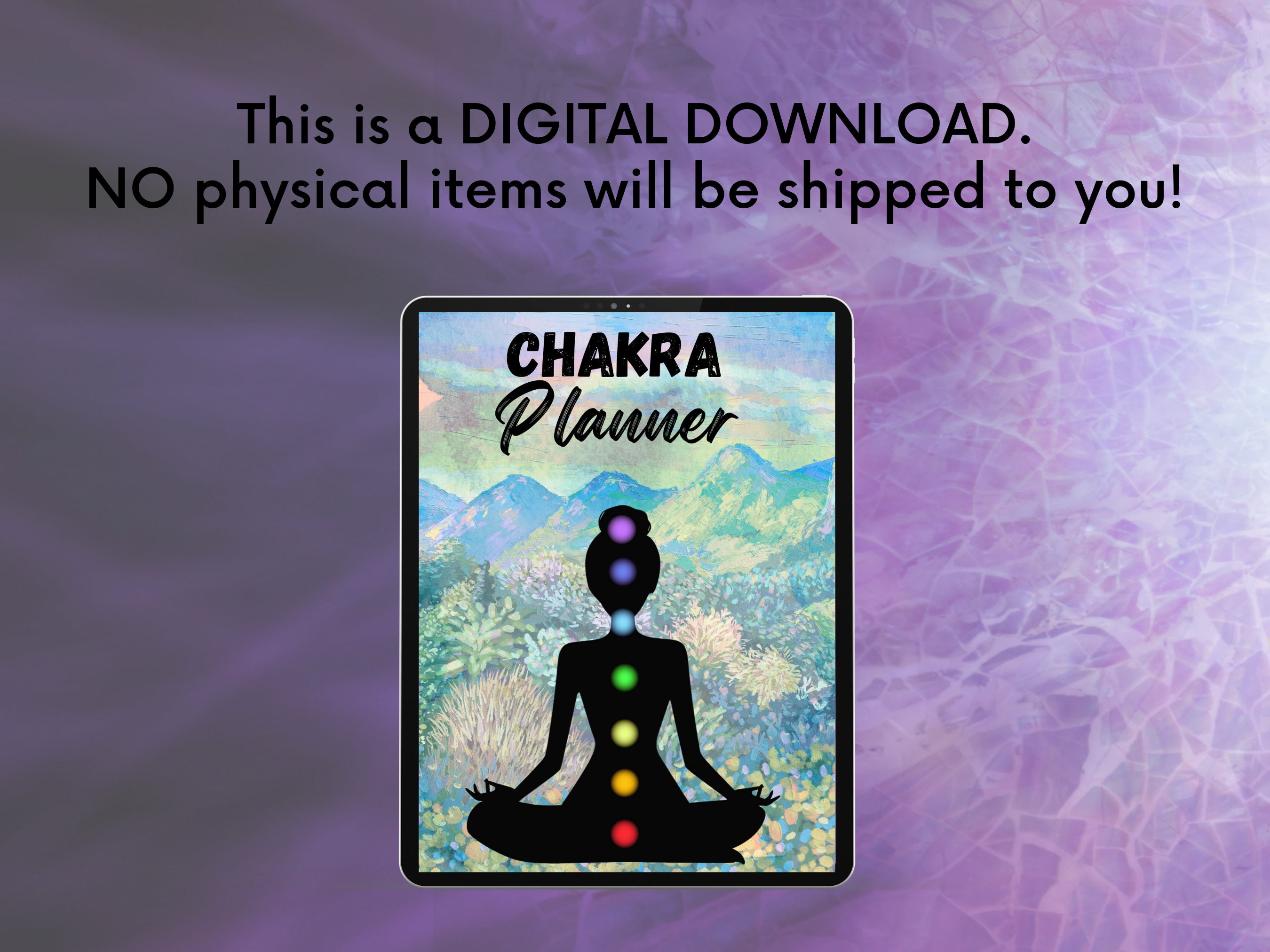 Chakra Planner Template for Canva Editable 7 Chakras System Healing ...
