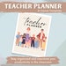 Teacher Planner | Canva Template | Lesson Plan Templates | School ...