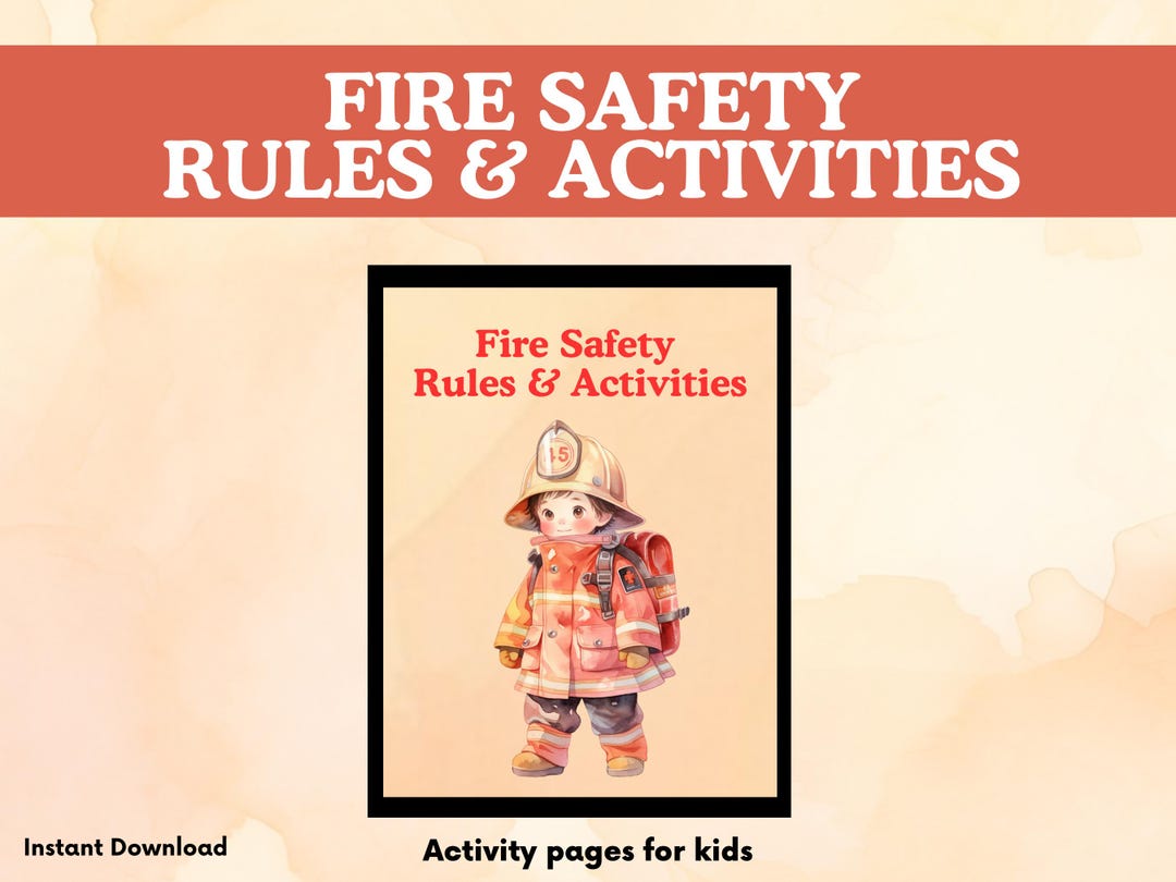 Fire Safety Printable Activity Worksheets | Kids Printable ...
