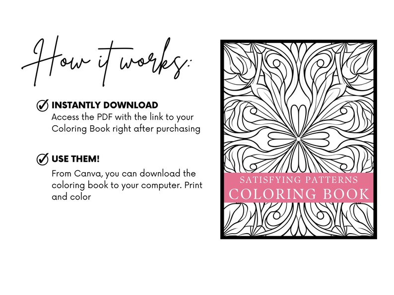 Satisfying Patterns Coloring Book | Relaxing Patterns Coloring Pages ...