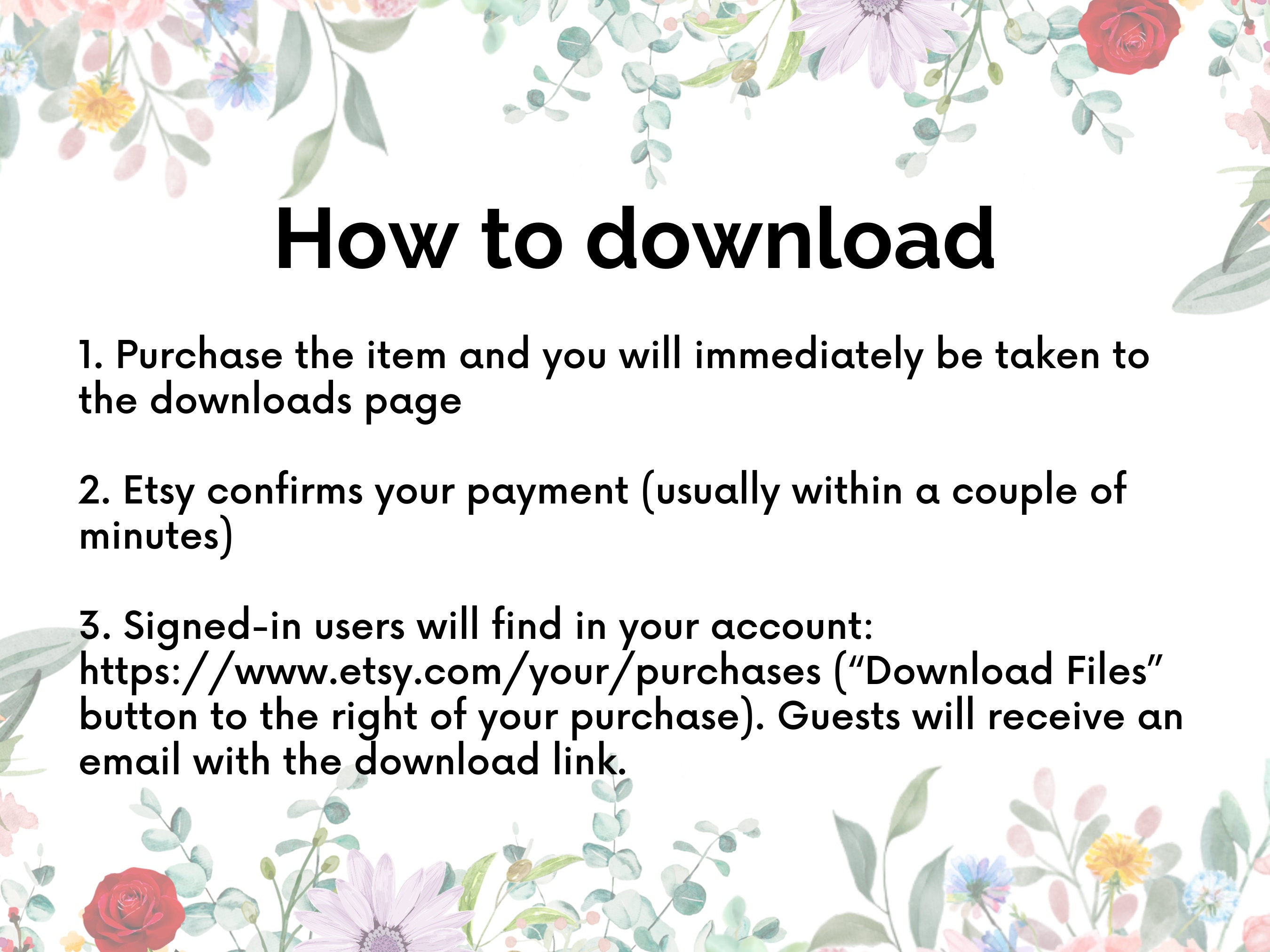 12 Birth Month Flower Bookmarks | Floral Bookmark Collection | Print ...