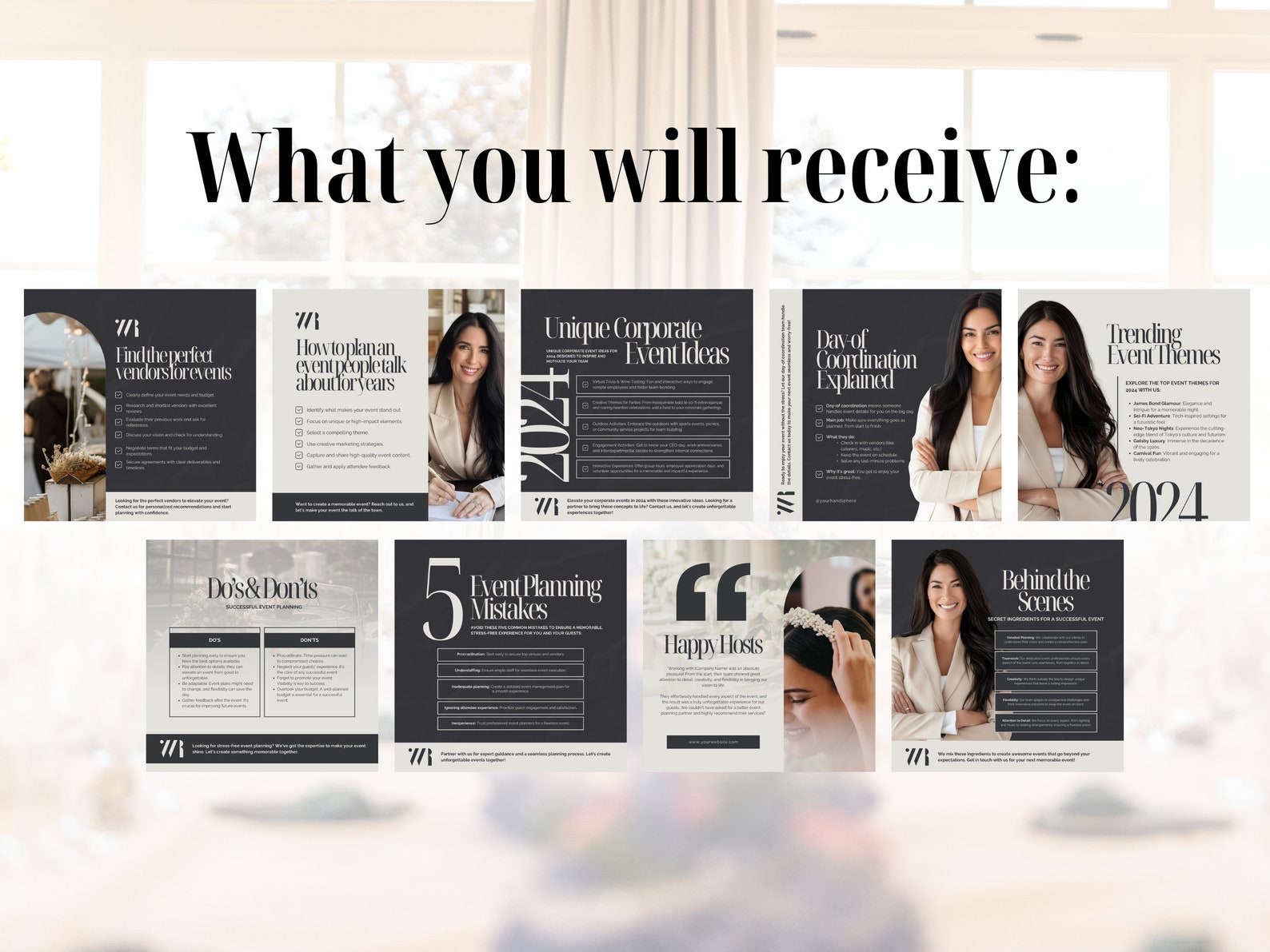 Event Planner Instagram Posts | Party Planning IG Stories | Shower ...