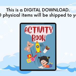Children's Activity Book | Canva Template | Printable | Editable ...