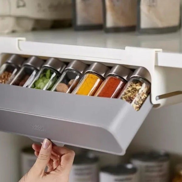 Under Cabinet Spice Rack - Etsy