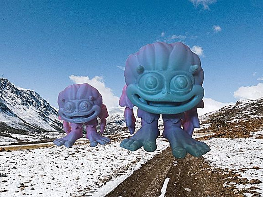 Articulated Snow Yeti Figurine - Etsy
