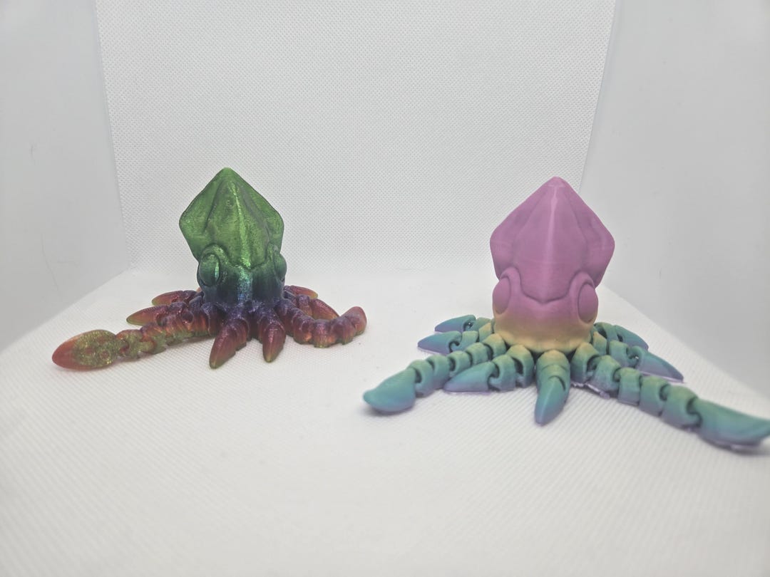 Articulating Tiny Squid - Etsy