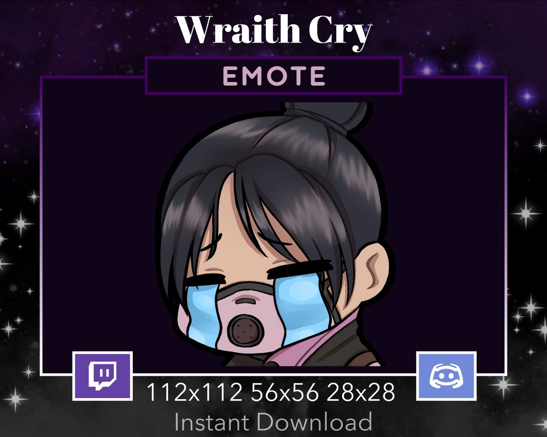 Apex Legends Emote Wraith Void Specialist Crying, Sad . Emote Twitch ...