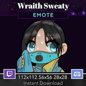 Apex Legends Emote Wraith Depths of the Void Rage Seaty, Tryhard. Emote ...