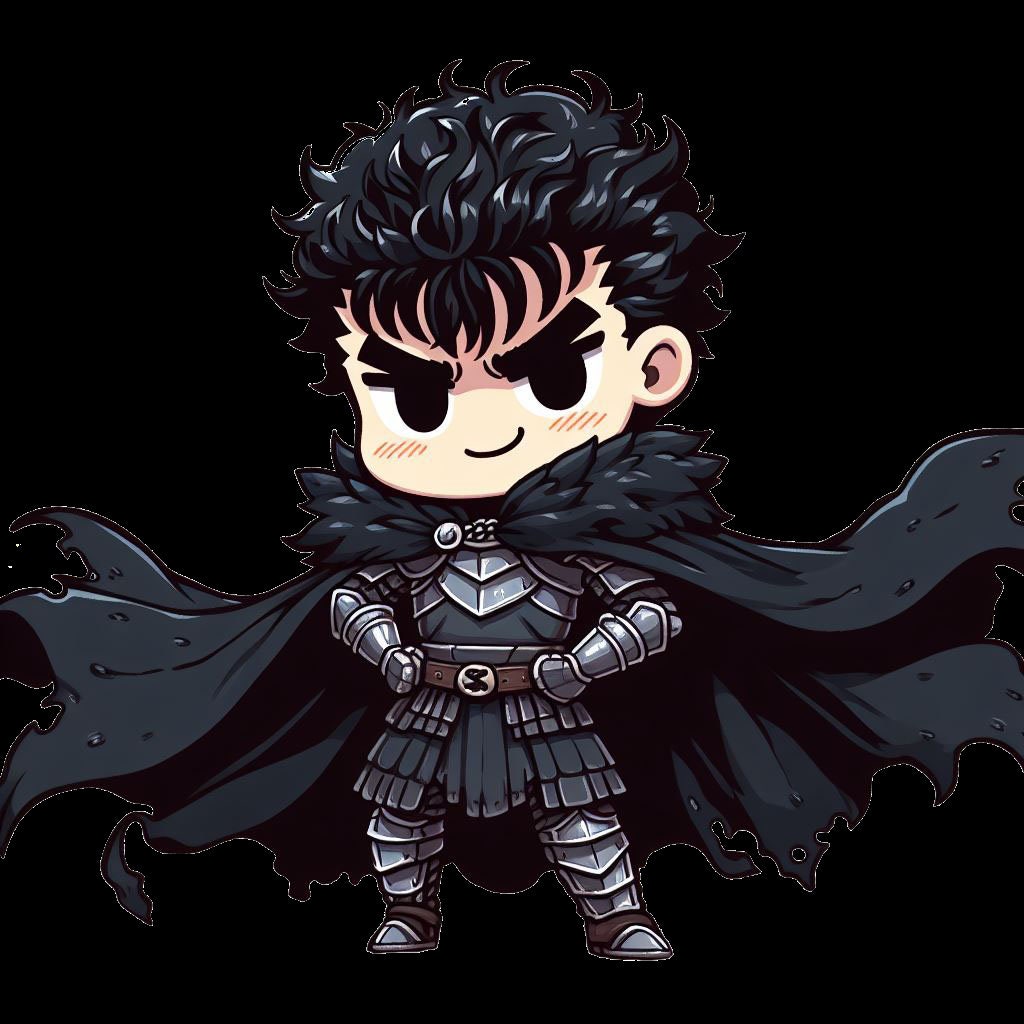 Berserk Guts Brave, Confident , Emote for Twitch/discord/youtube/kik ...