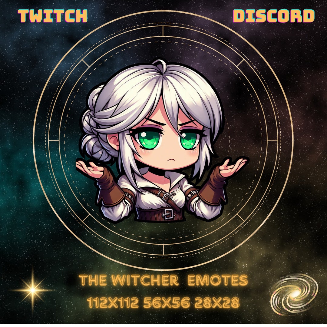 The Witcher Ciri WTF, Confused, Shrugging, Question Mark, What. EMOTE ...