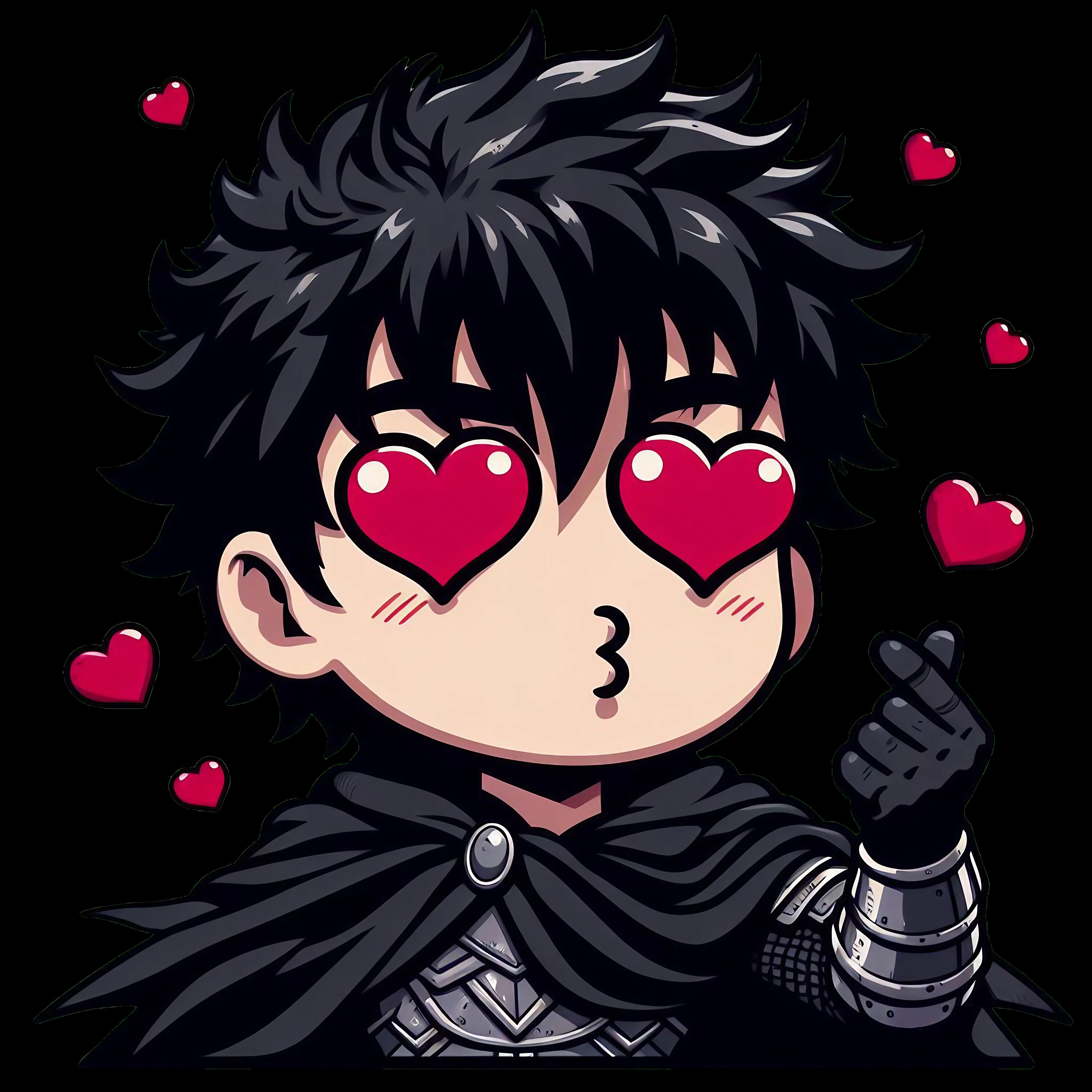 Berserk Guts Holding Love, Emote for Twitch/discord/youtube/kik ...