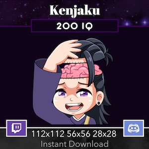 Jujutsu Kaisen Kenjaku 200iq . Emote, Twitch, Discord, Stream ...