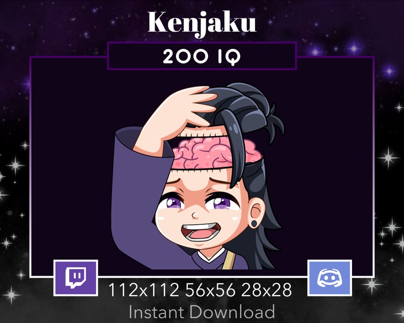 Jujutsu Kaisen Kenjaku 200iq . Emote, Twitch, Discord, Stream ...