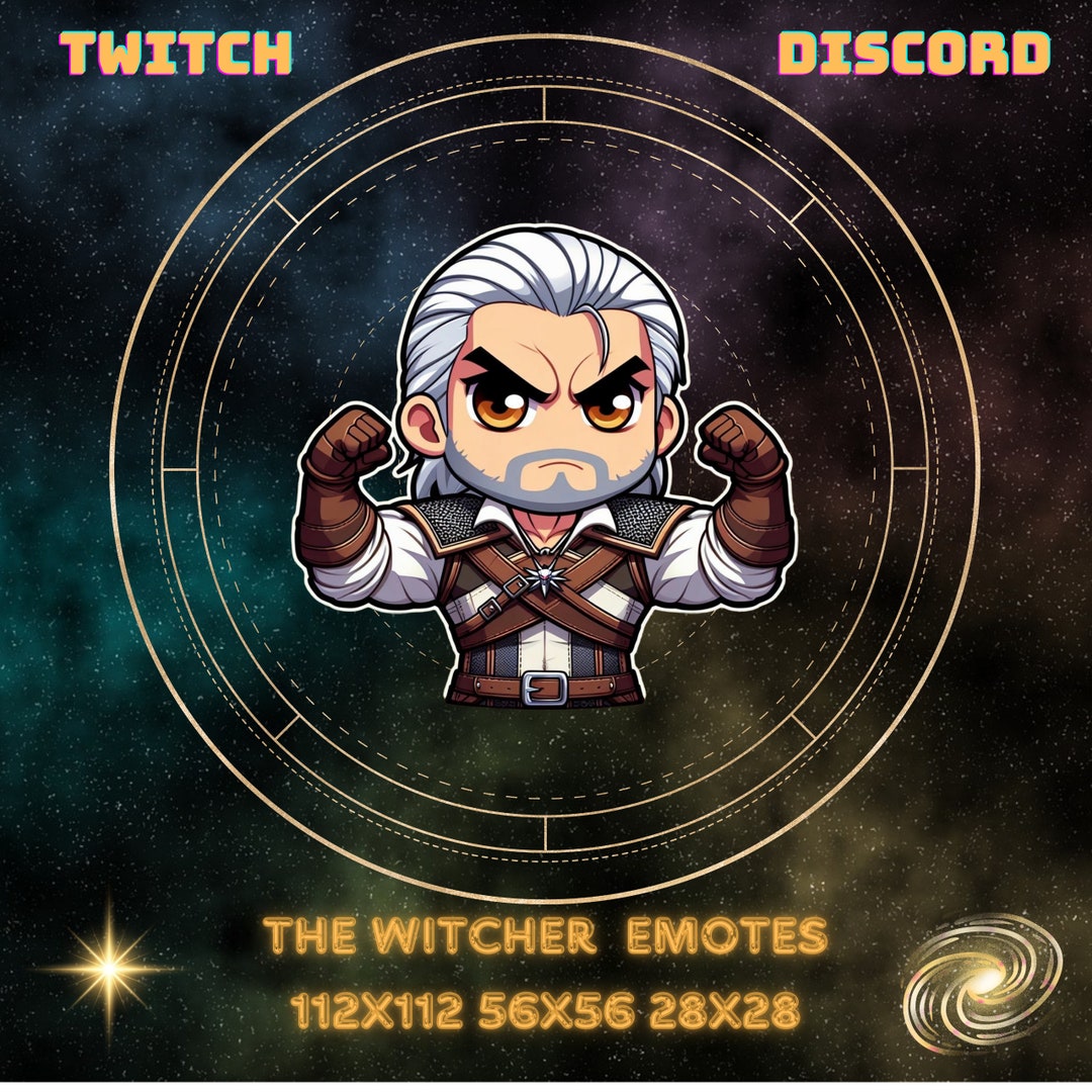The Witcher Geralt Flex, Muscular, Biceps, Flexing, Emote for Twitch ...