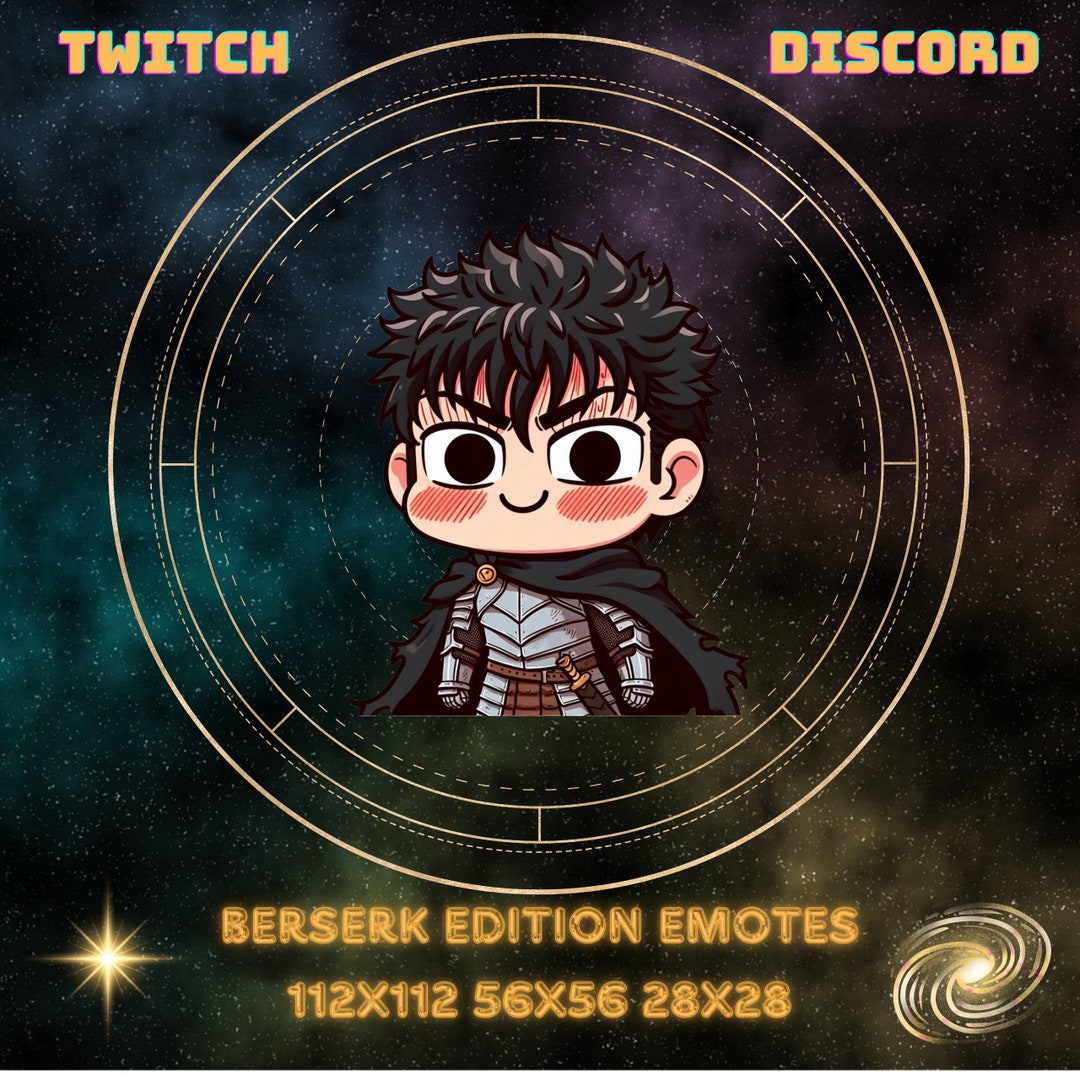 Berserk Guts Blush , Blushing , UWU. Manga, Anime EMOTE, EMOTES for ...