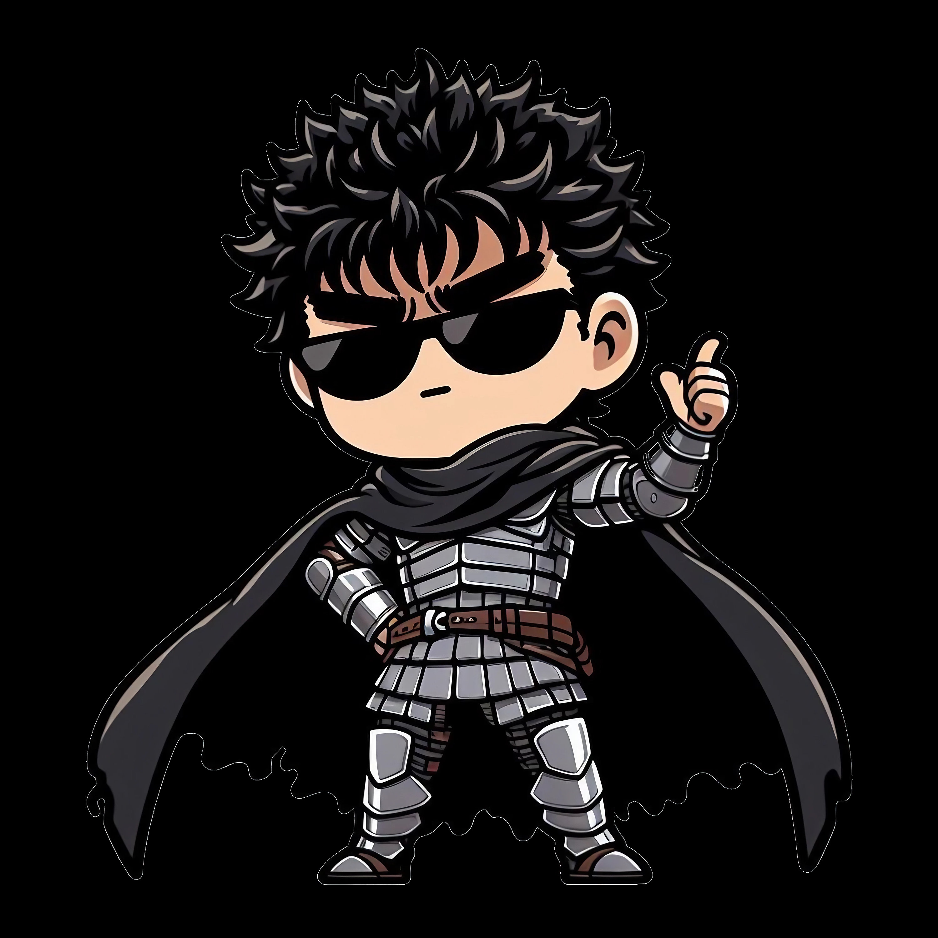 Berserk Guts Cool, Confident , Emote for Twitch/discord/youtube/kik ...