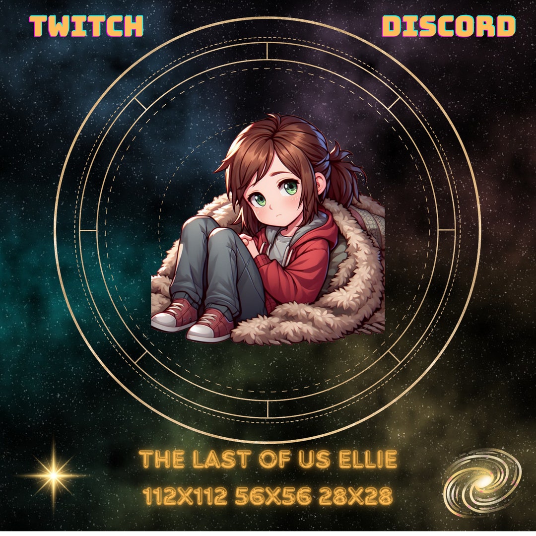 The Last of Us Ellie Cozy, Cosy, Blanket. EMOTE, Twitch, Discord ...