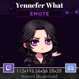 The Witcher Yennefer What? Slay. Emote, Twitch, Discord, Youtube ...