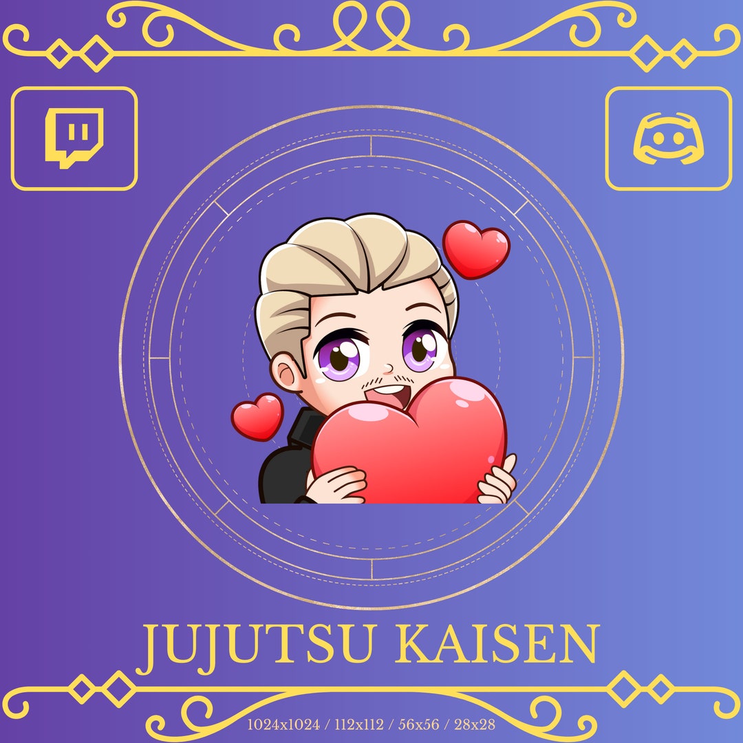 Jujutsu Kaisen Hakari, Love, Heart . Manga, Anime, Emote, Twitch ...